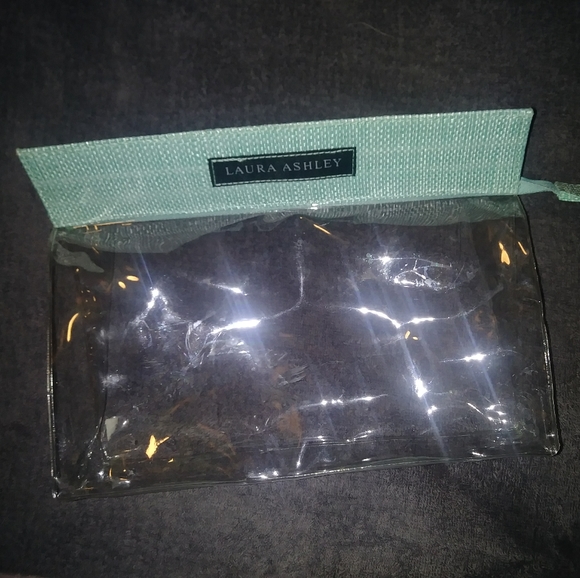 Laura Ashley | Bags | Laura Ashley Clear Zip Bag | Poshmark